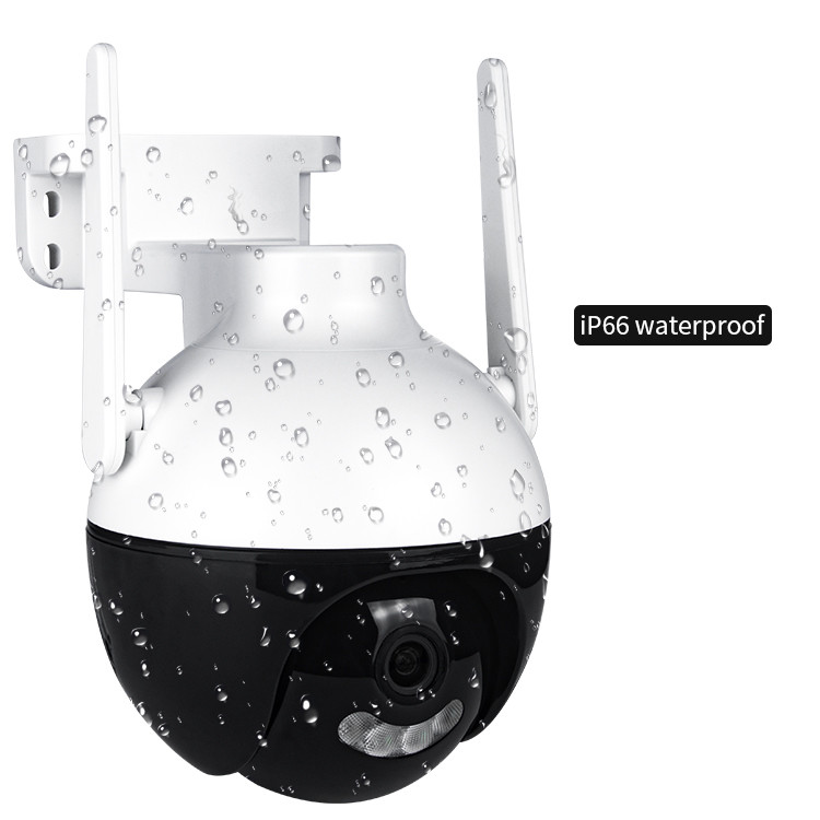 Wireless 4k Ip66 Outdoor Waterproof Security Camera With Alarm Siren